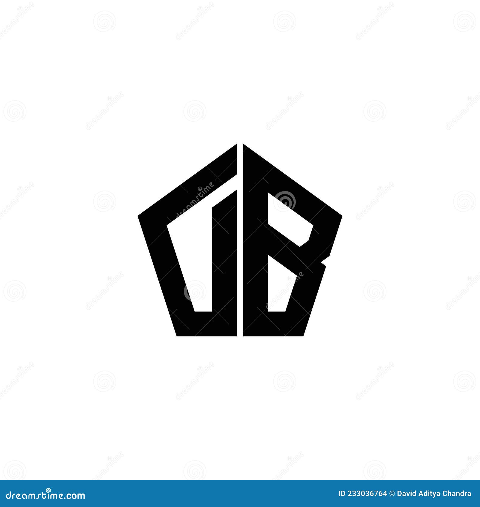 DB Logo Monogram Geometric Shape Style Stock Vector - Illustration of ...