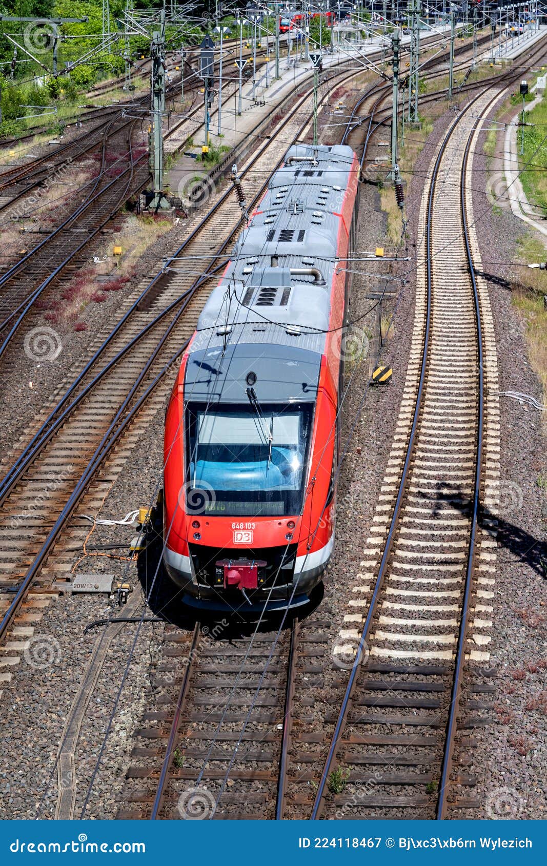 DB Regio train editorial photography. Image of german - 224118467