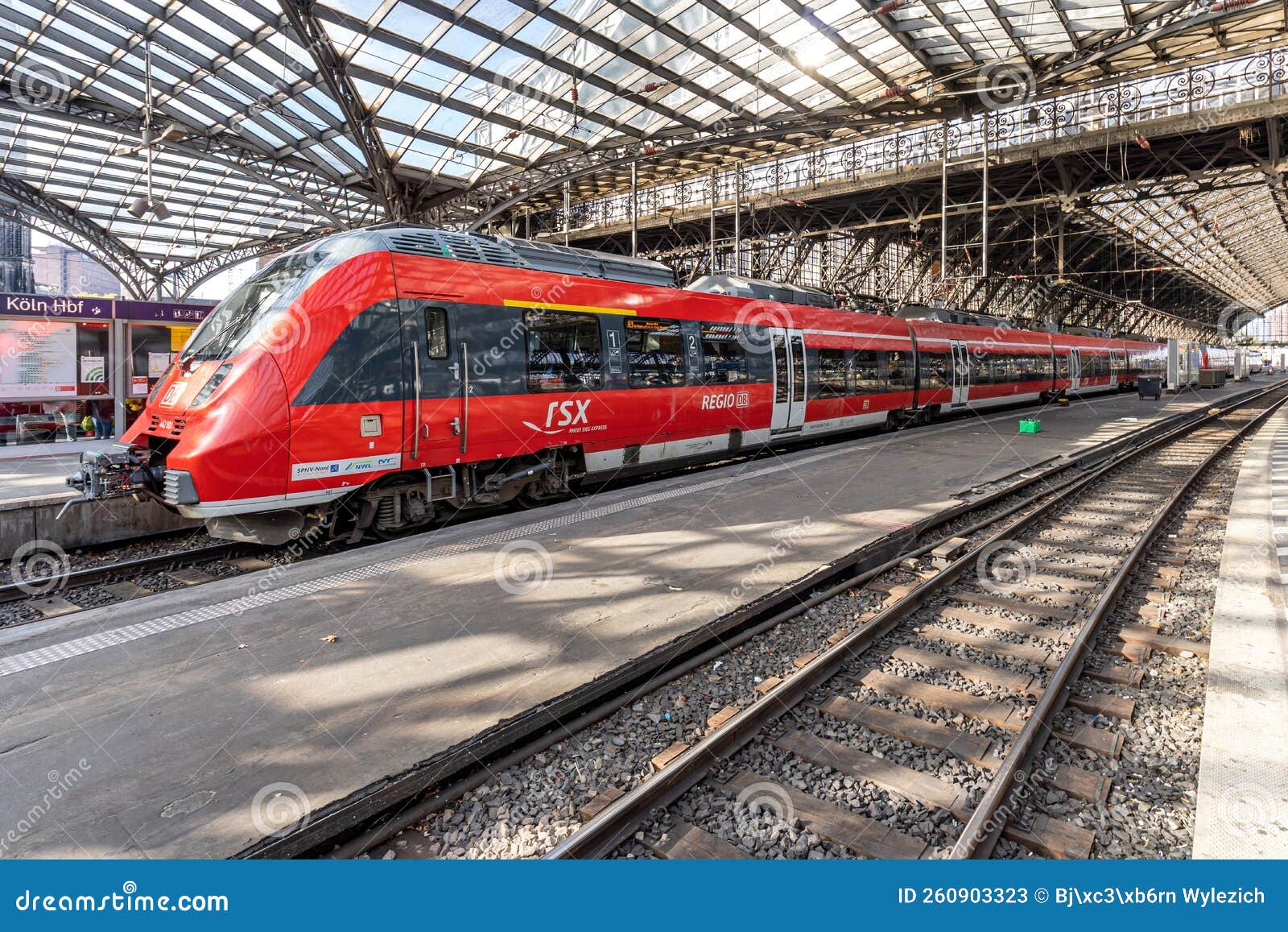 DB Regio train editorial stock photo. Image of services - 260903323