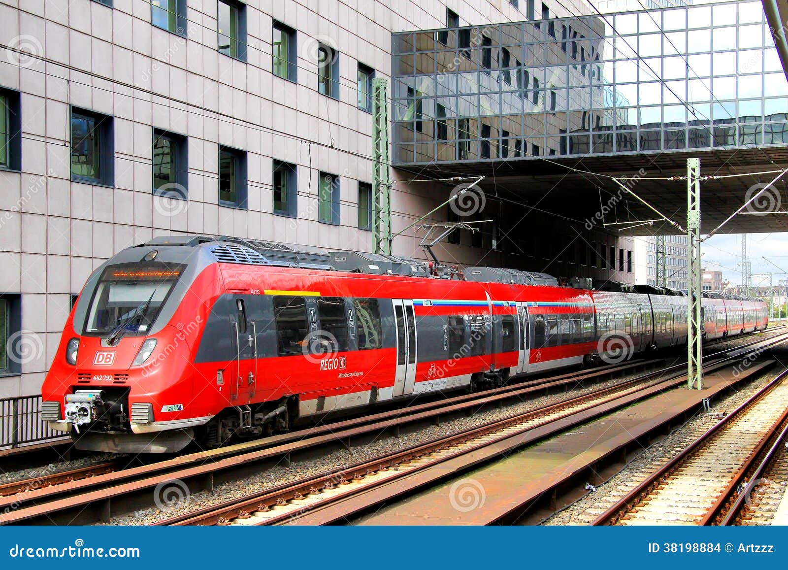 DB Regio passenger train editorial stock image. Image of europe - 38198884