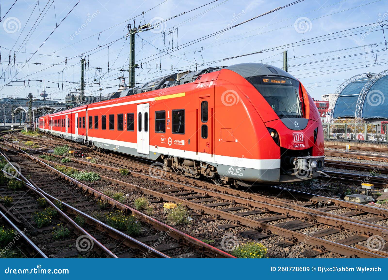 DB Regio train editorial stock image. Image of rapid - 260728609