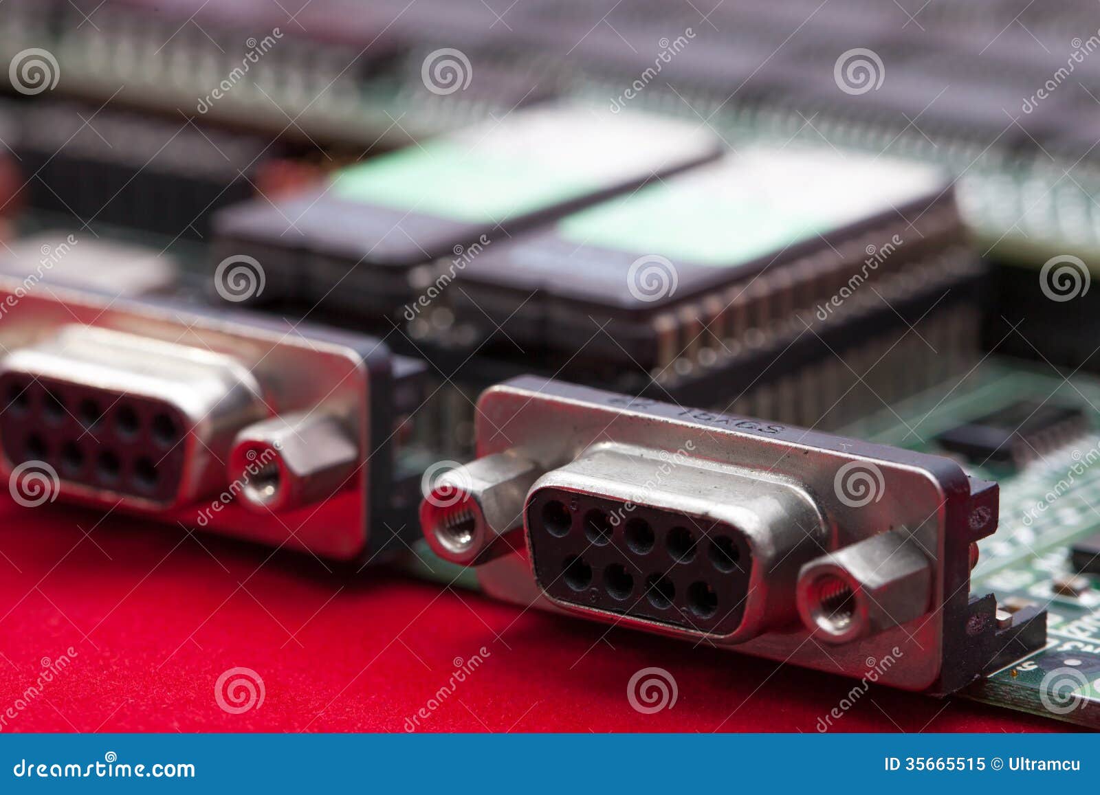 DB9 serial port stock image. Image of analog, electric - 35665515