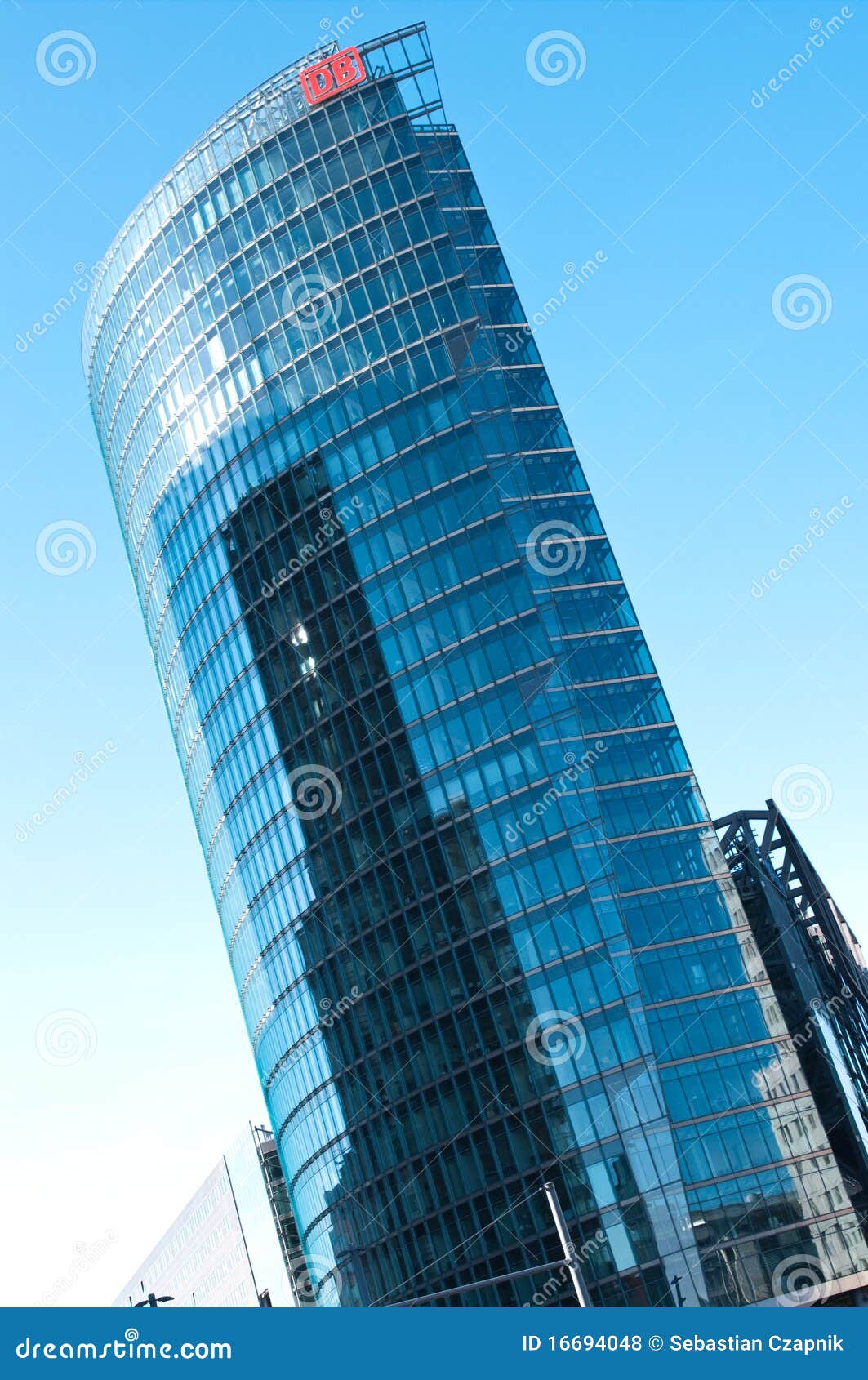DB Tower, Berlin editorial stock photo. Image of office - 16694048