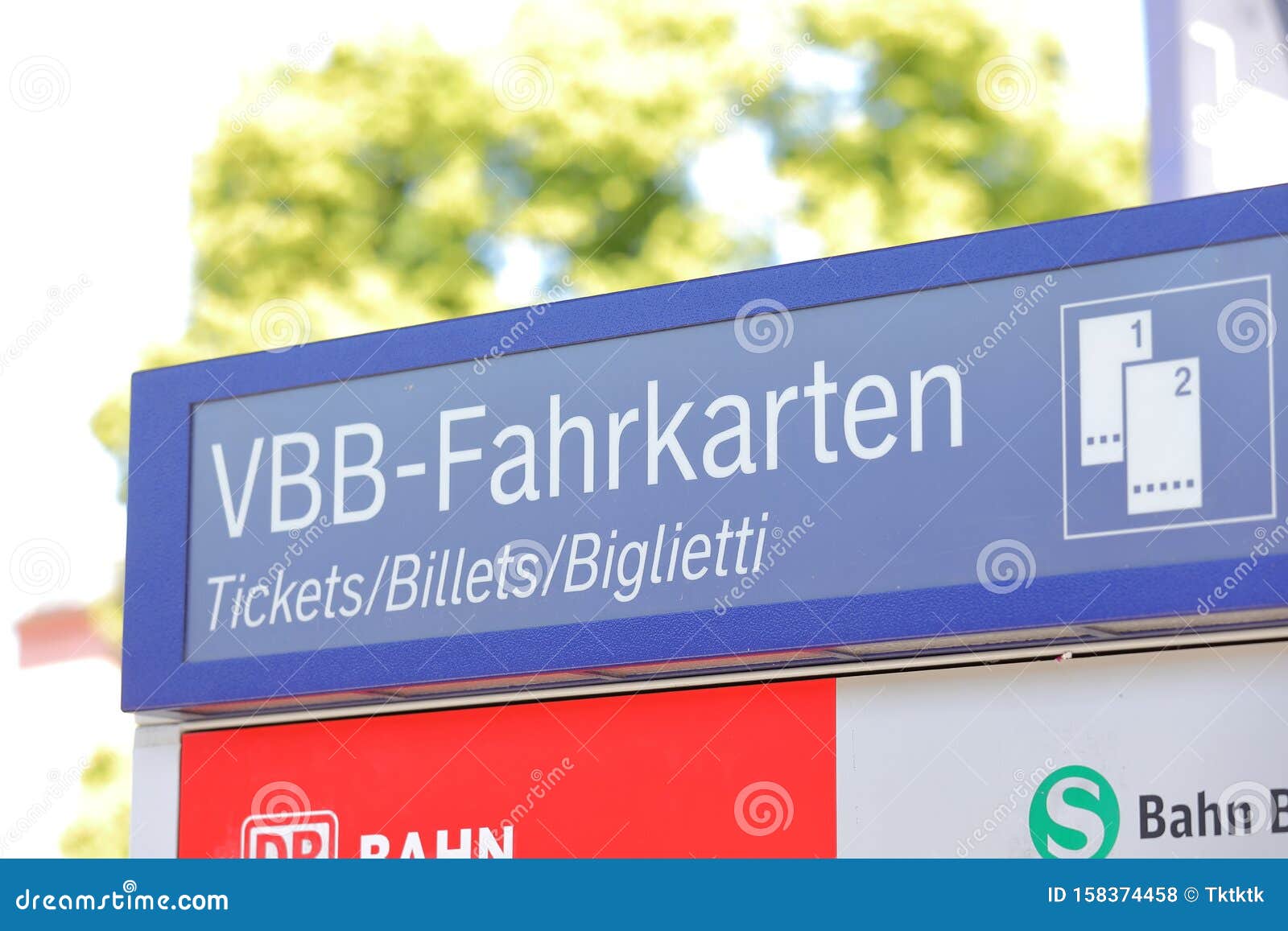 DB Train Ticket Vending Machine Berlin Germany Editorial Stock Photo ...