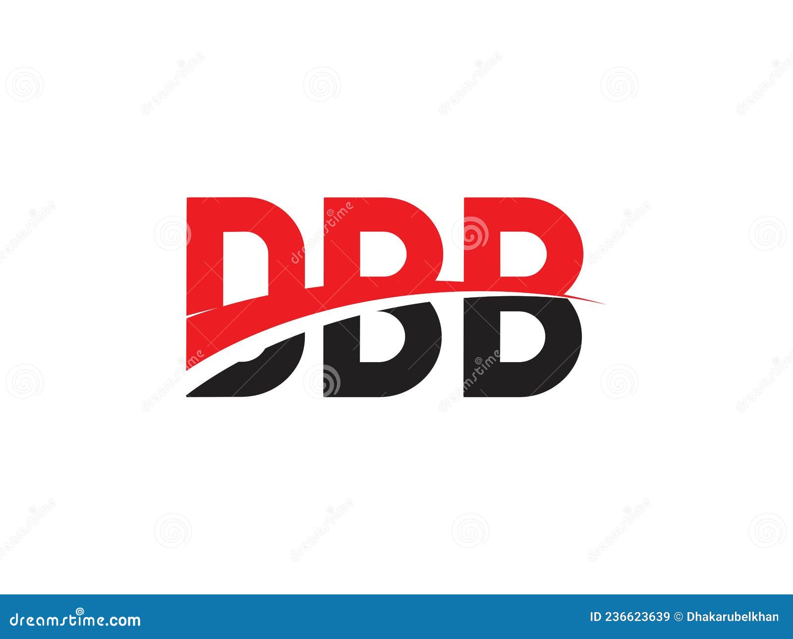 DBB Letter Initial Logo Design Vector Illustration Stock Vector ...