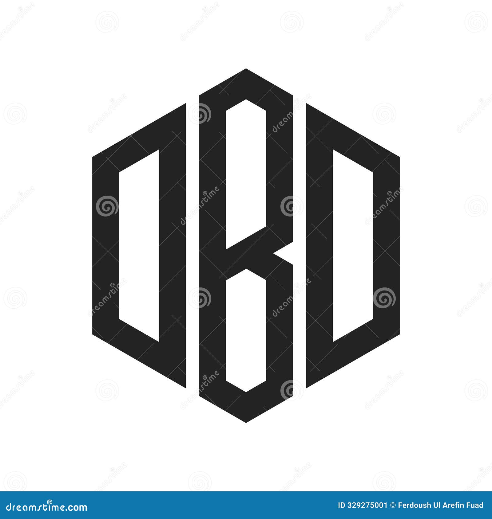 DBD Logo Design. Initial Letter DBD Monogram Logo Using Hexagon Shape ...