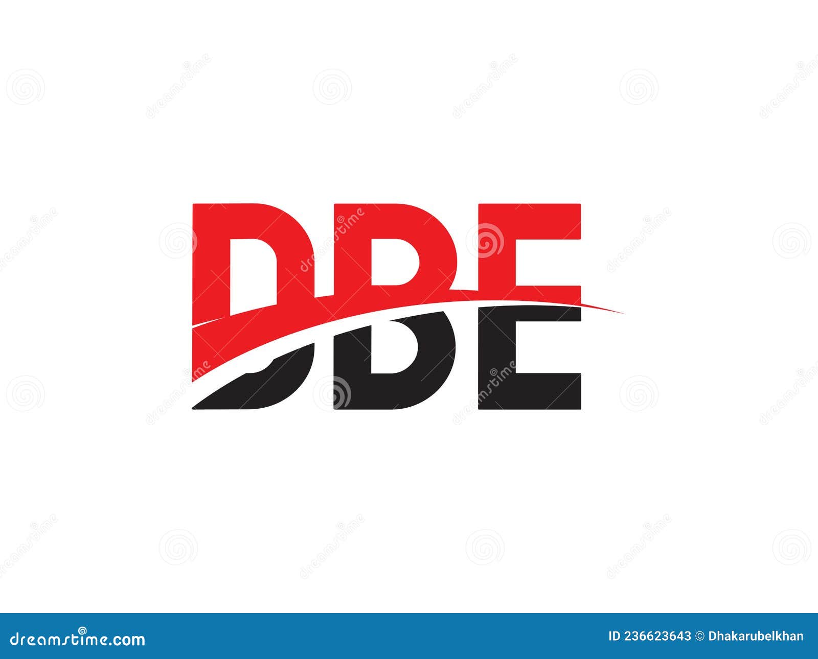 DBE Letter Initial Logo Design Vector Illustration Stock Vector ...