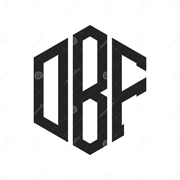 DBF Logo Design. Initial Letter DBF Monogram Logo Using Hexagon Shape ...