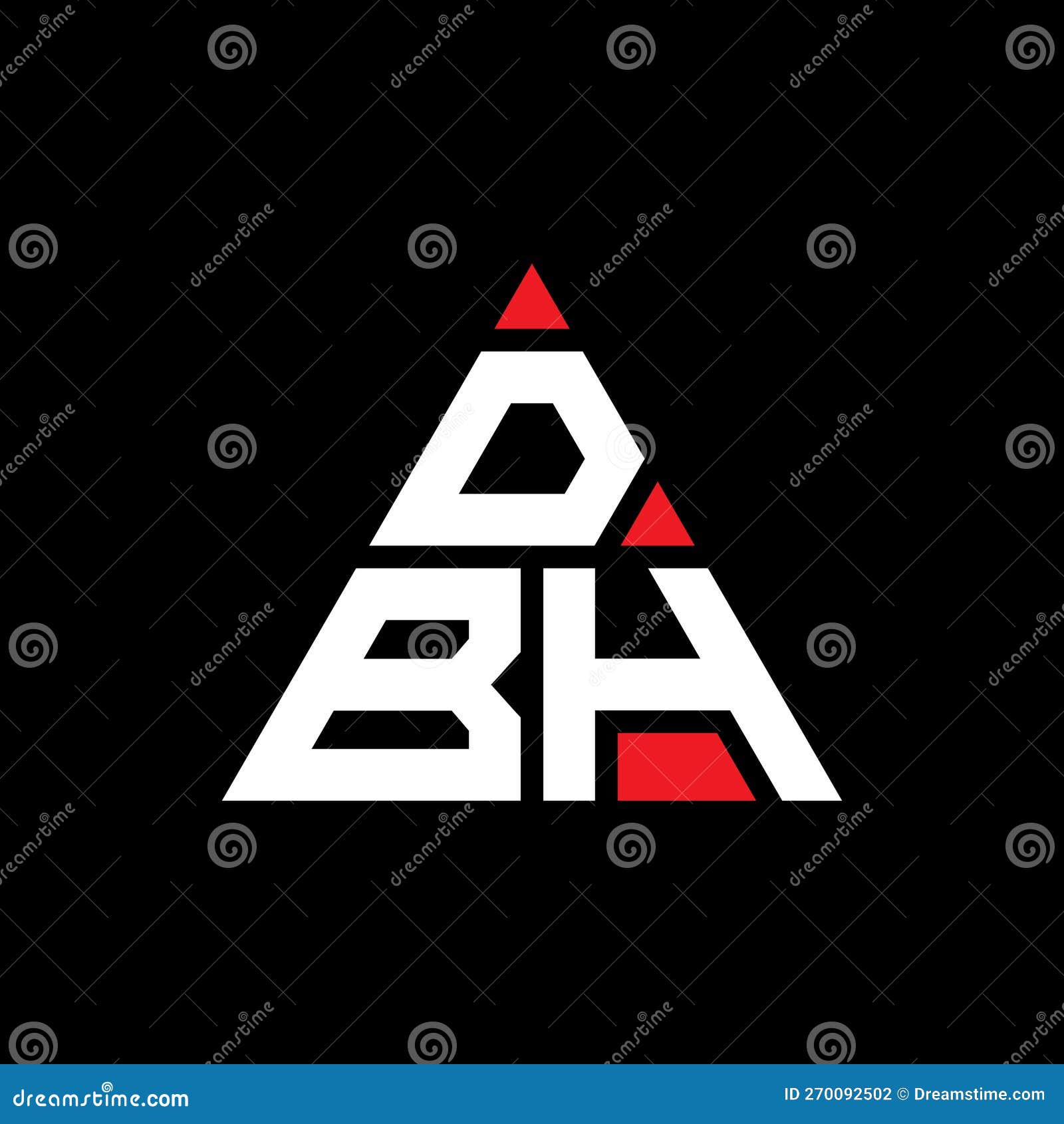DBG Triangle Letter Logo Design with Triangle Shape. DBG Triangle Logo ...
