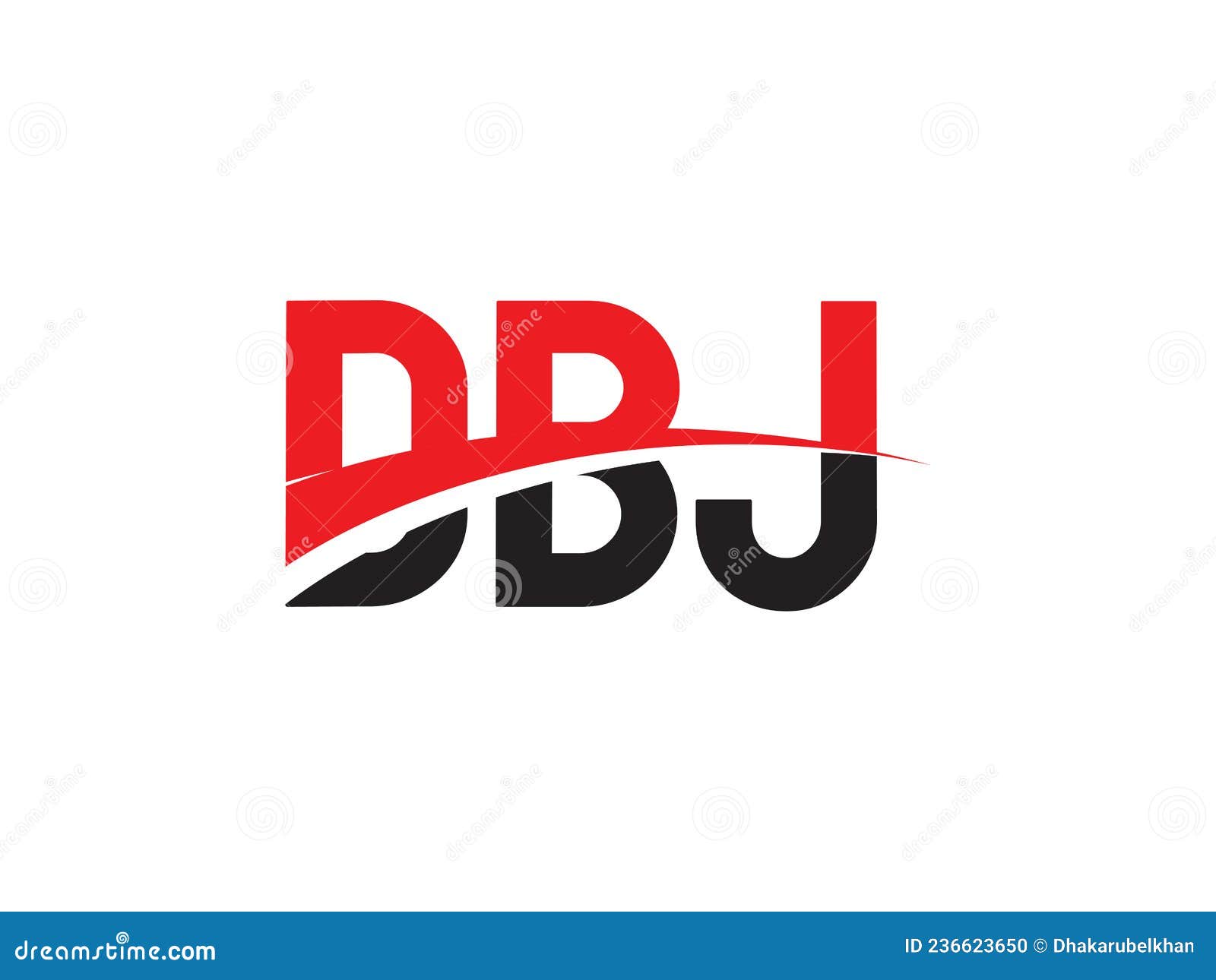 DBJ Letter Initial Logo Design Vector Illustration Stock Vector ...