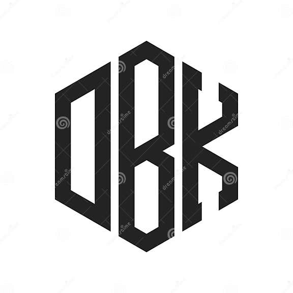 DBK Logo Design. Initial Letter DBK Monogram Logo Using Hexagon Shape ...