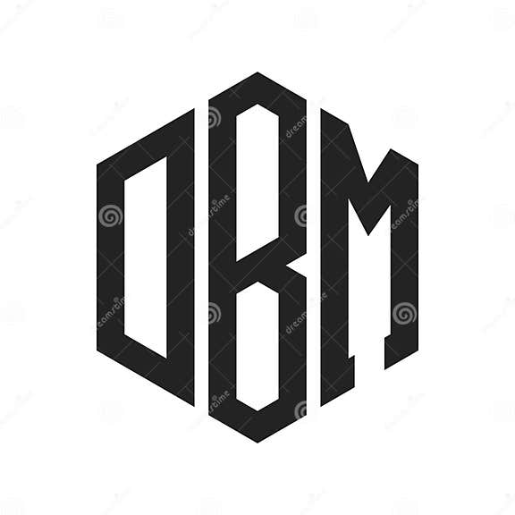 DBM Logo Design. Initial Letter DBM Monogram Logo Using Hexagon Shape ...