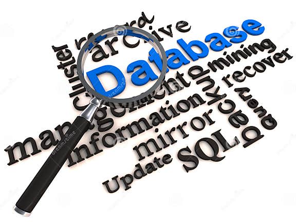 Dbms Database Management System Stock Illustration - Illustration of ...
