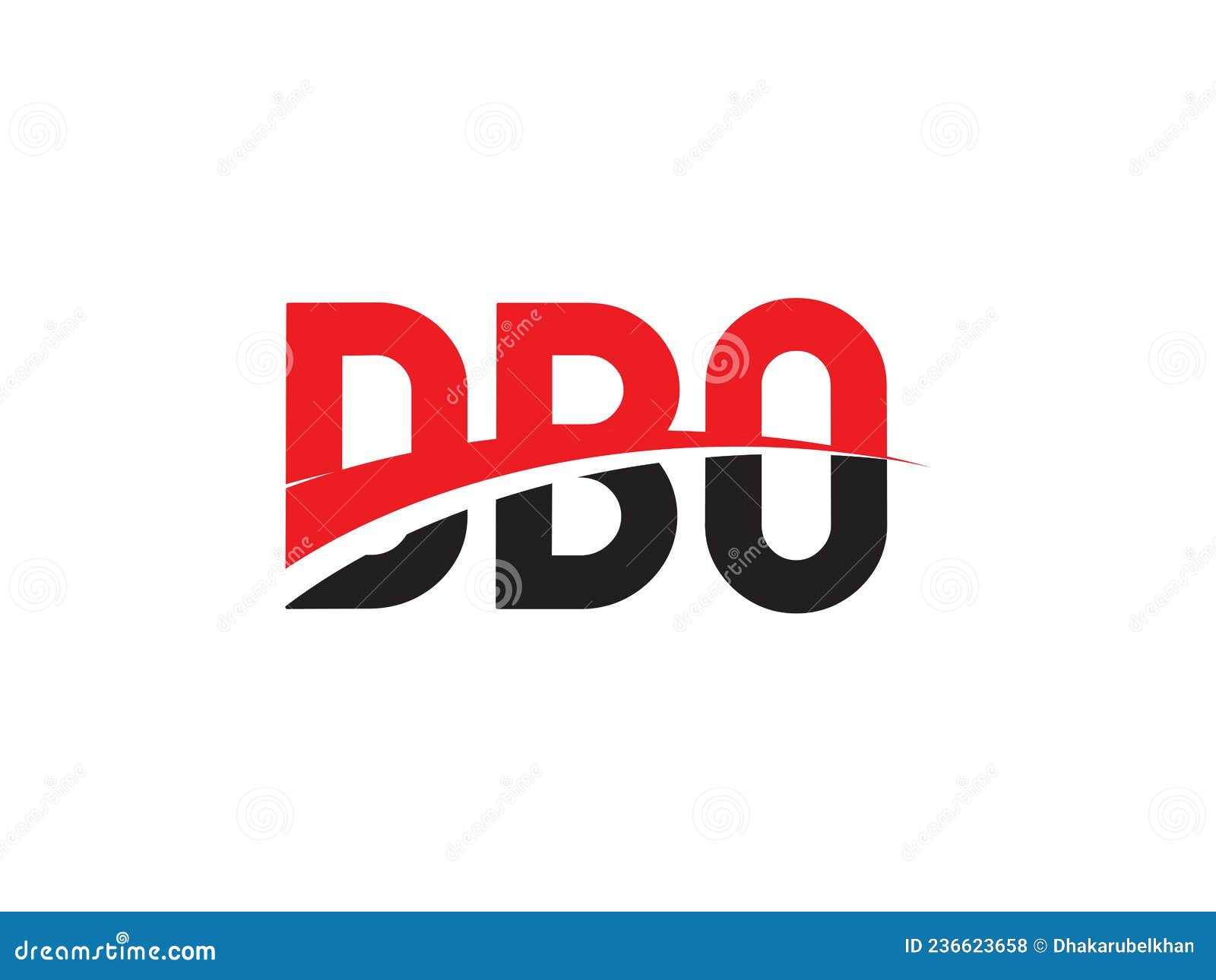 DBO Letter Initial Logo Design Vector Illustration Stock Vector ...