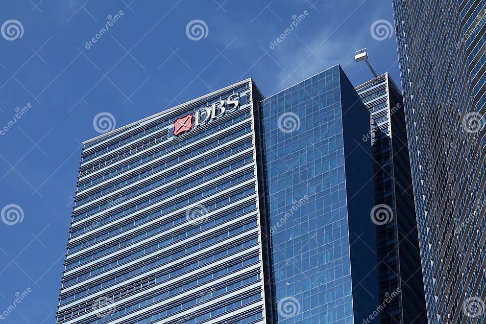 DBS Bank building editorial stock image. Image of bank - 28686534