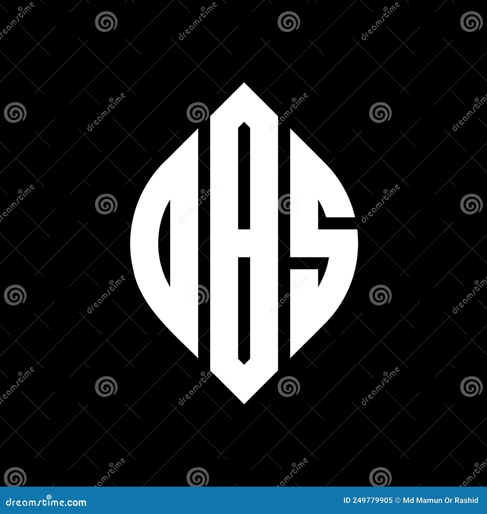 DBS Circle Letter Logo Design with Circle and Ellipse Shape. DBS ...