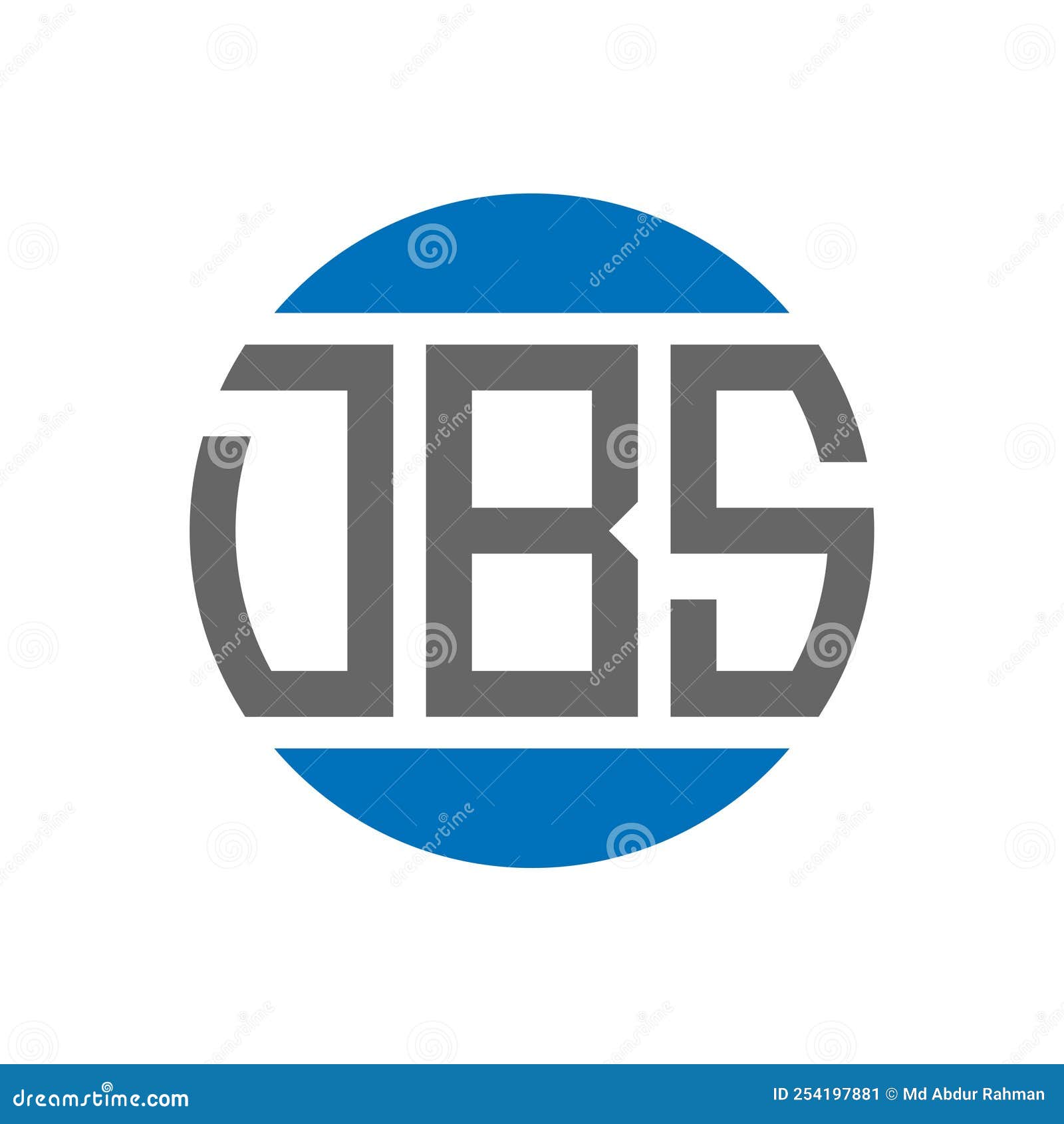 DBS Letter Logo Design on White Background. DBS Creative Initials ...