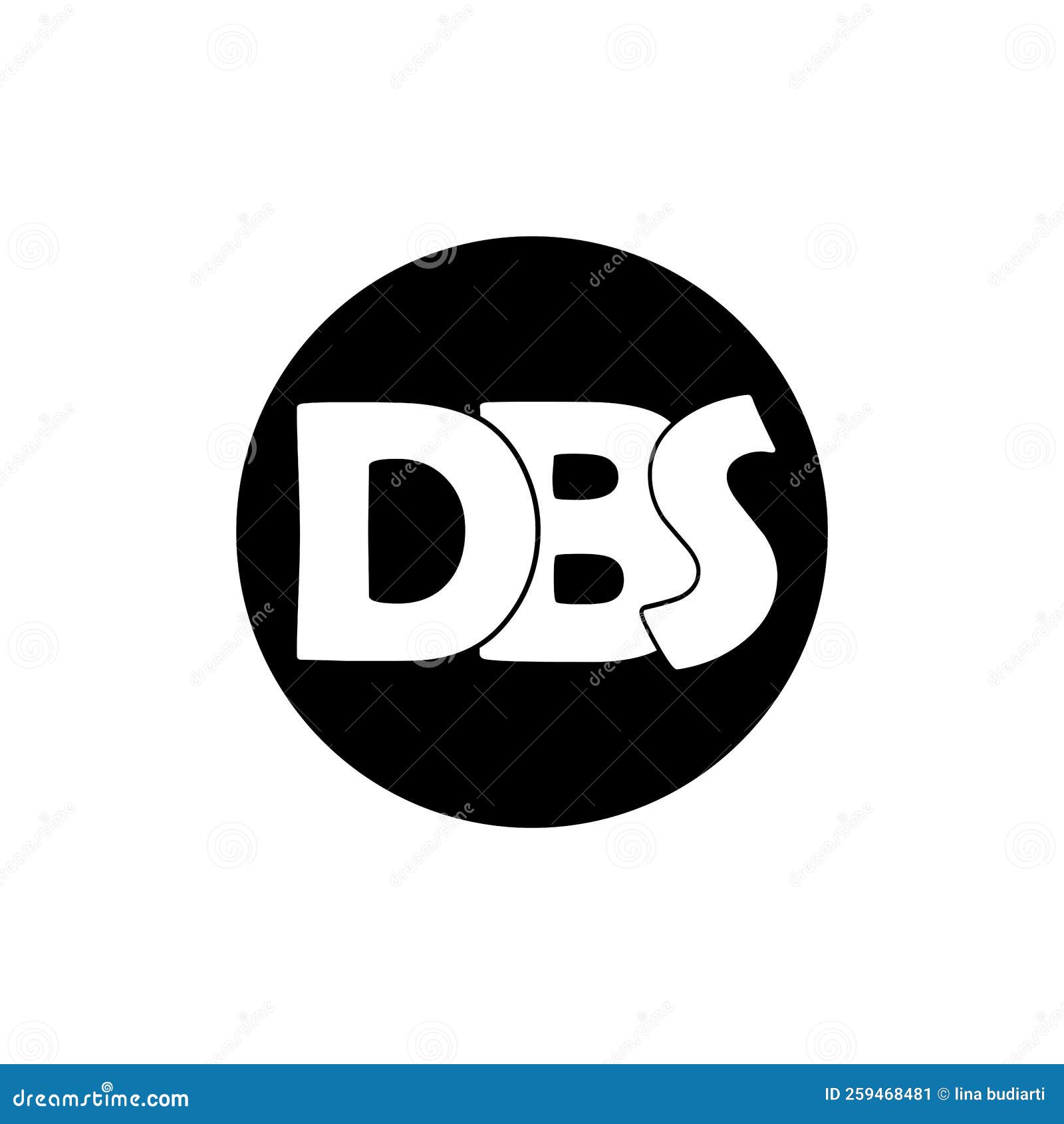 DBS Letter Logo Cartoon Vector | CartoonDealer.com #259468481