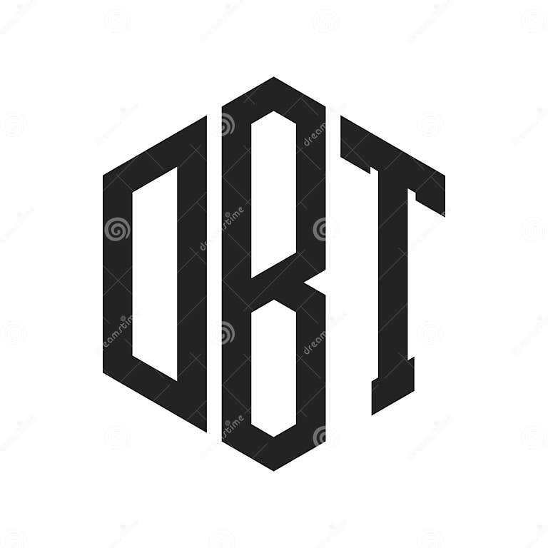 DBT Logo Design. Initial Letter DBT Monogram Logo Using Hexagon Shape ...