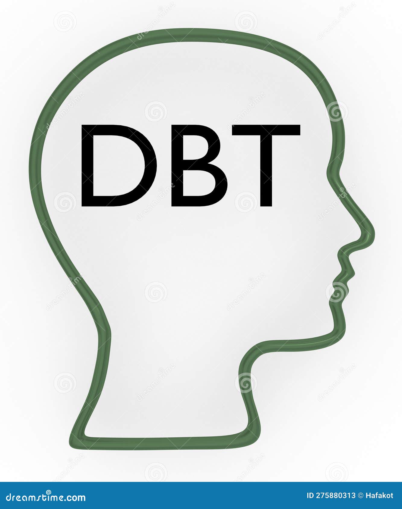 DBT - mental concept stock illustration. Illustration of medical ...