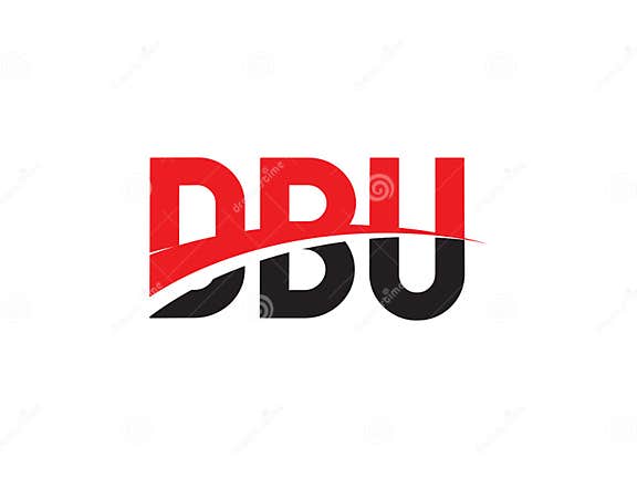 DBU Letter Initial Logo Design Vector Illustration Stock Vector ...
