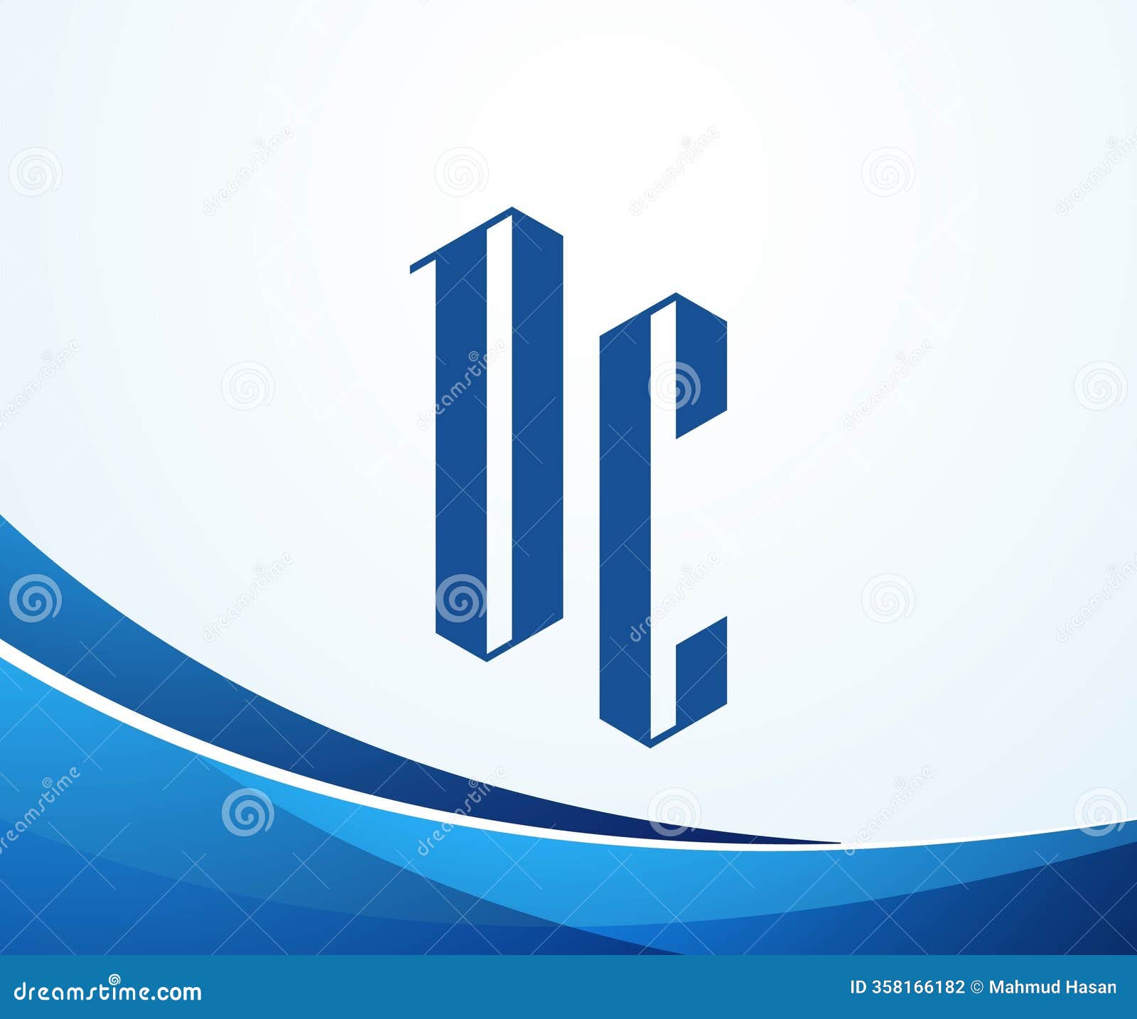 DC Alphabet Letter Logo Design Template Elements Stock Vector ...