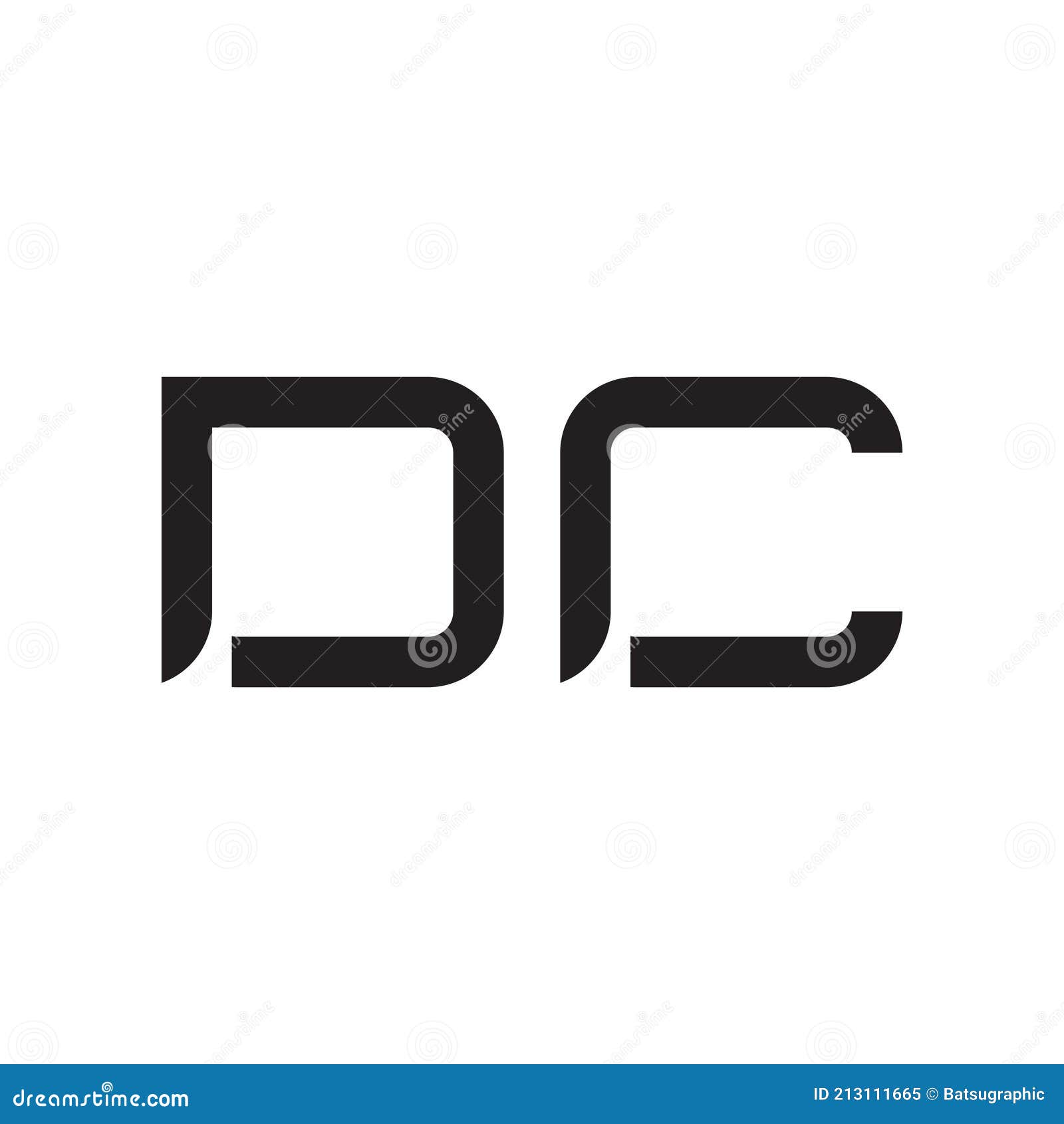Dc Initial Letter Vector Logo Icon Stock Vector - Illustration of ...