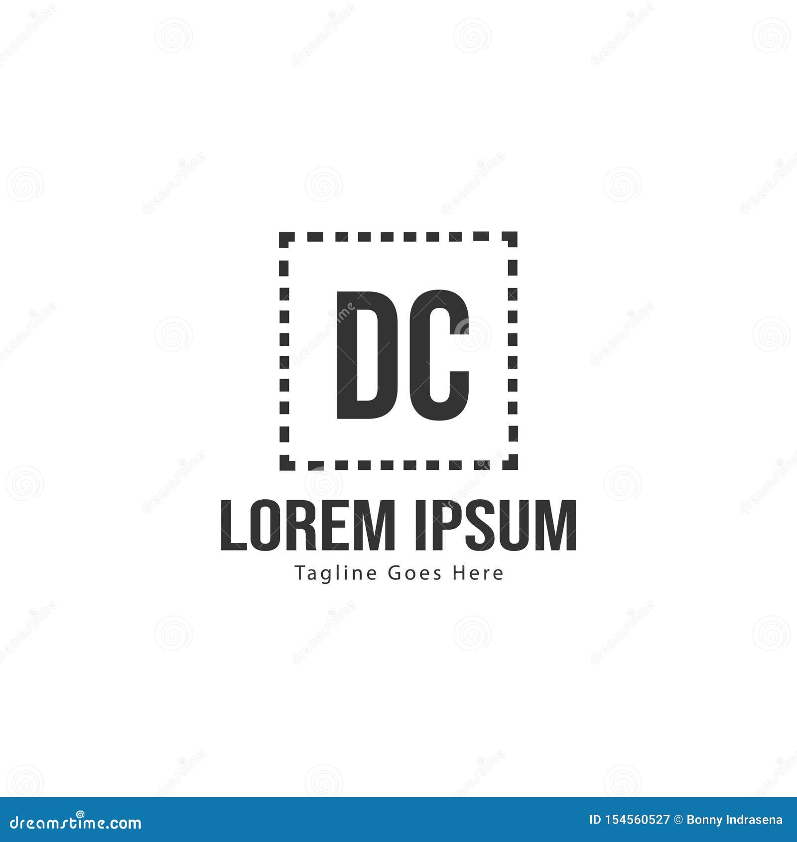 DC Letter Logo Design. Creative Modern DC Letters Icon Illustration ...