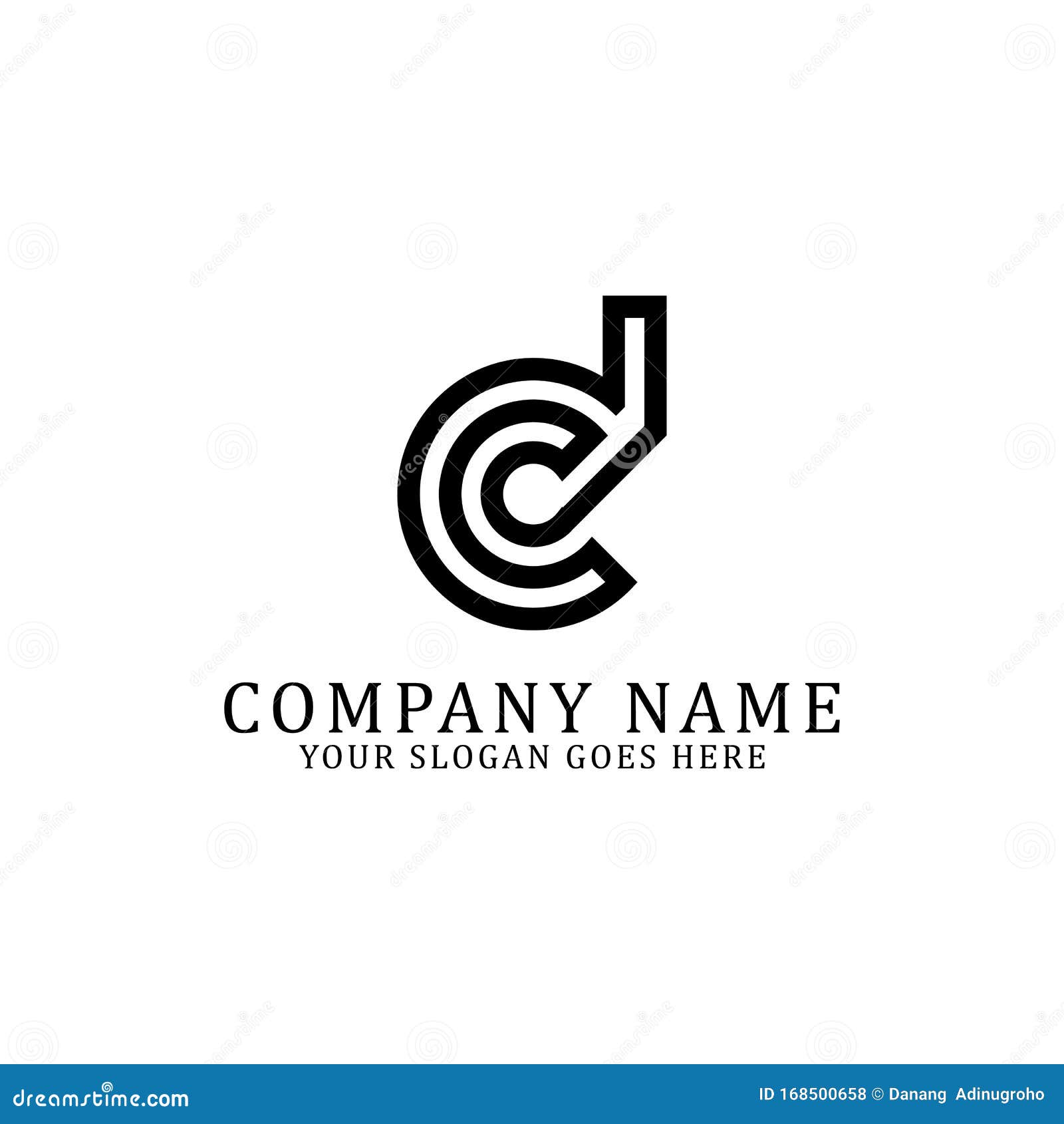 DC Logo Designs, Creative Circle Logo Template Stock Vector ...