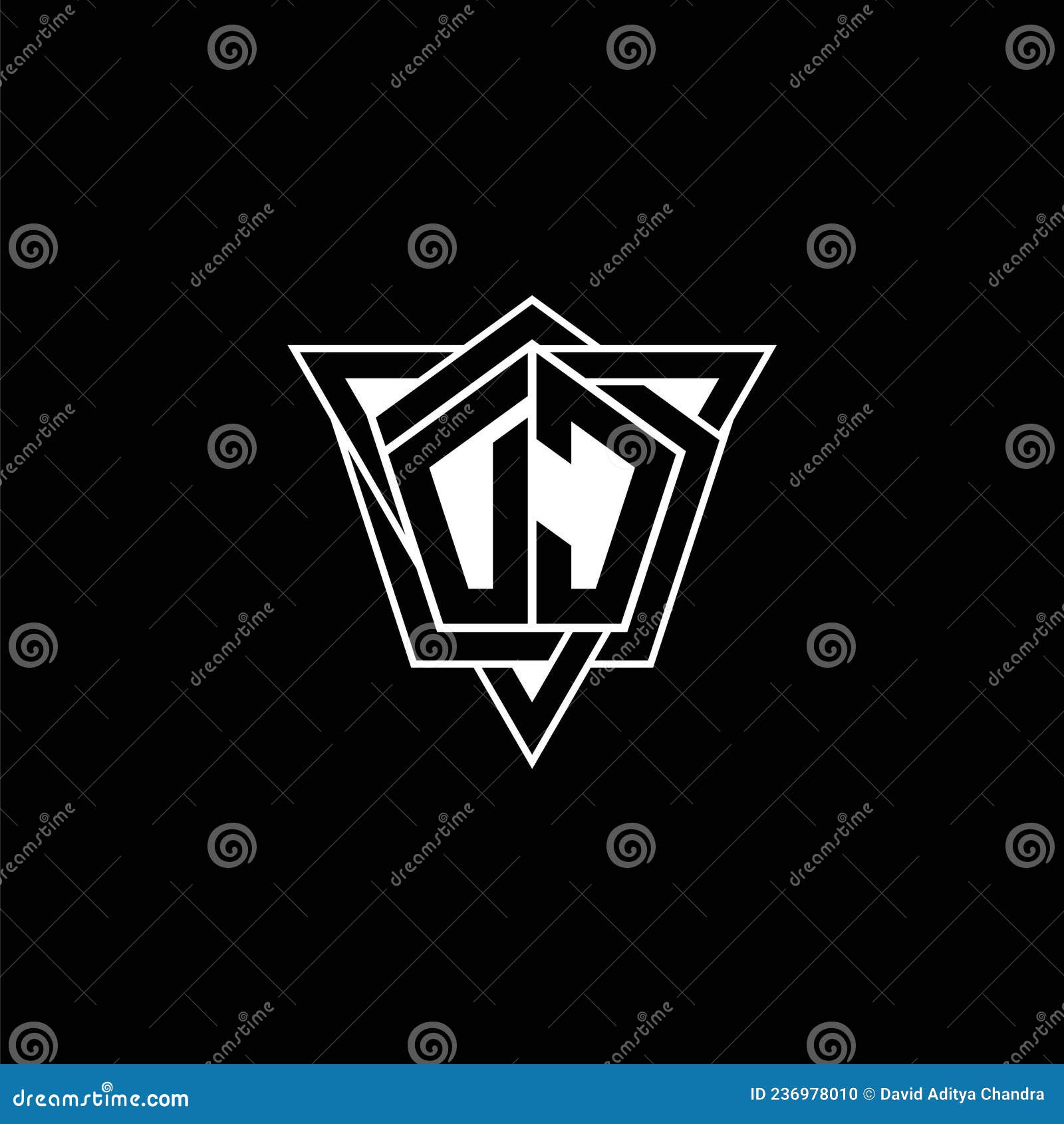 DC Logo Monogram Geometric Modern Design Stock Vector - Illustration of ...