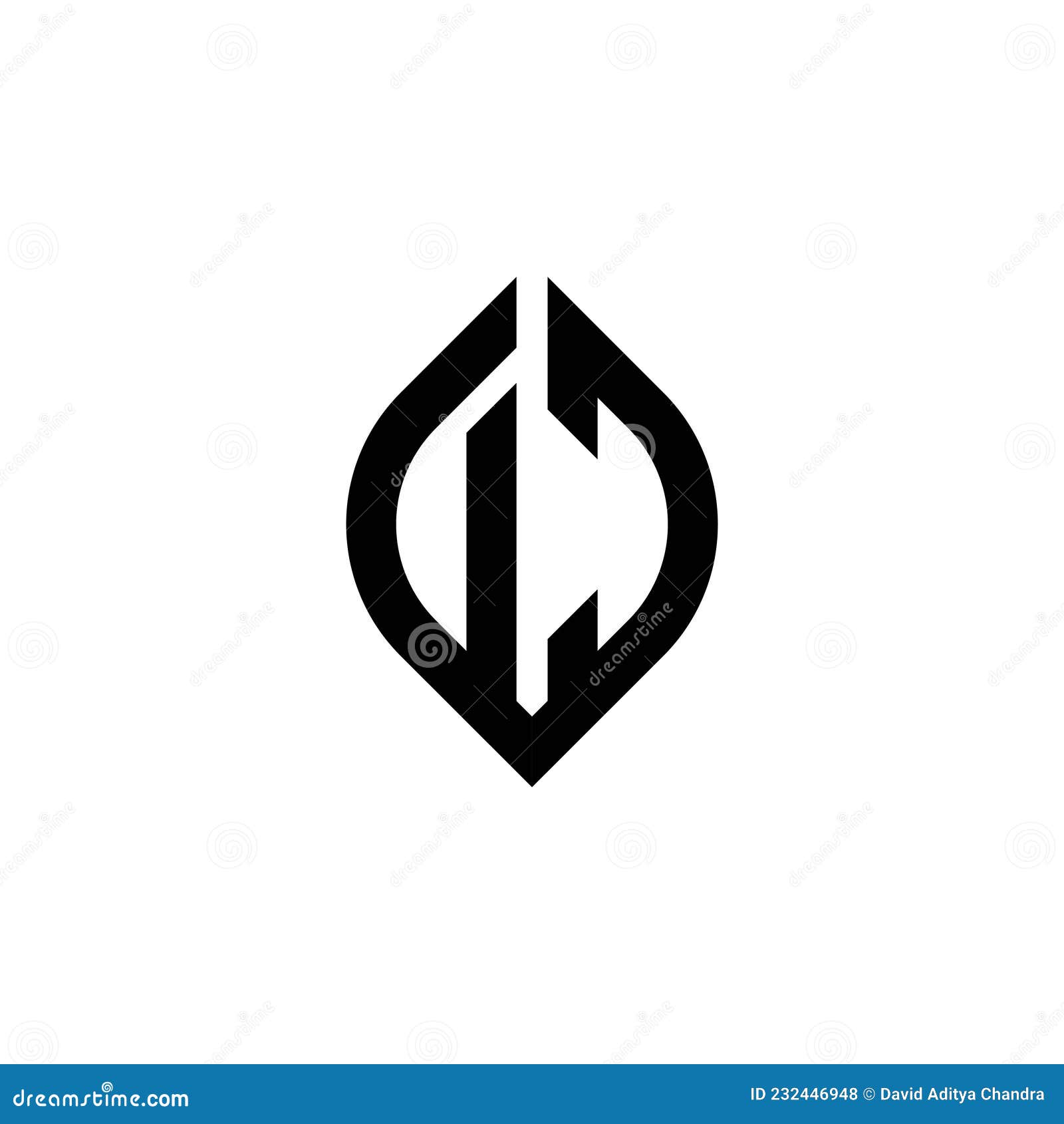 DC Logo Monogram Geometric Shape Style Stock Vector - Illustration of ...