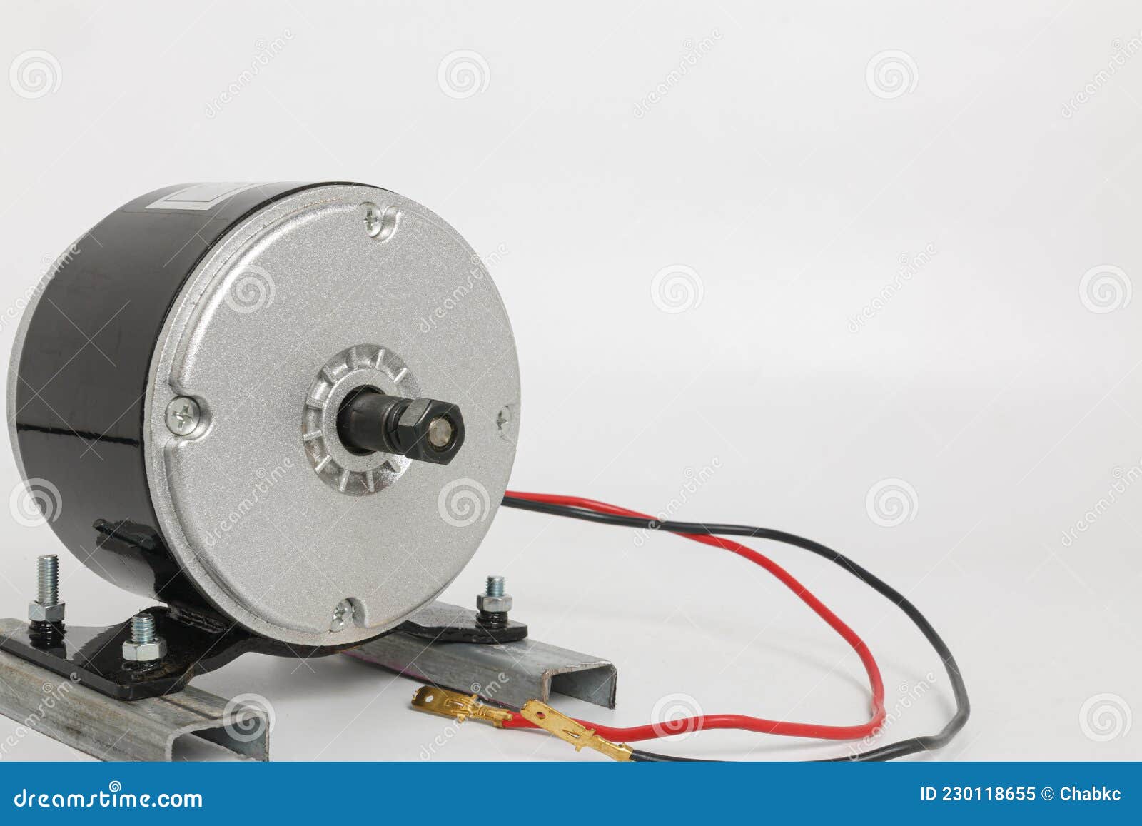 Dc motor 24 volt . stock image. Image of electrical - 230118655