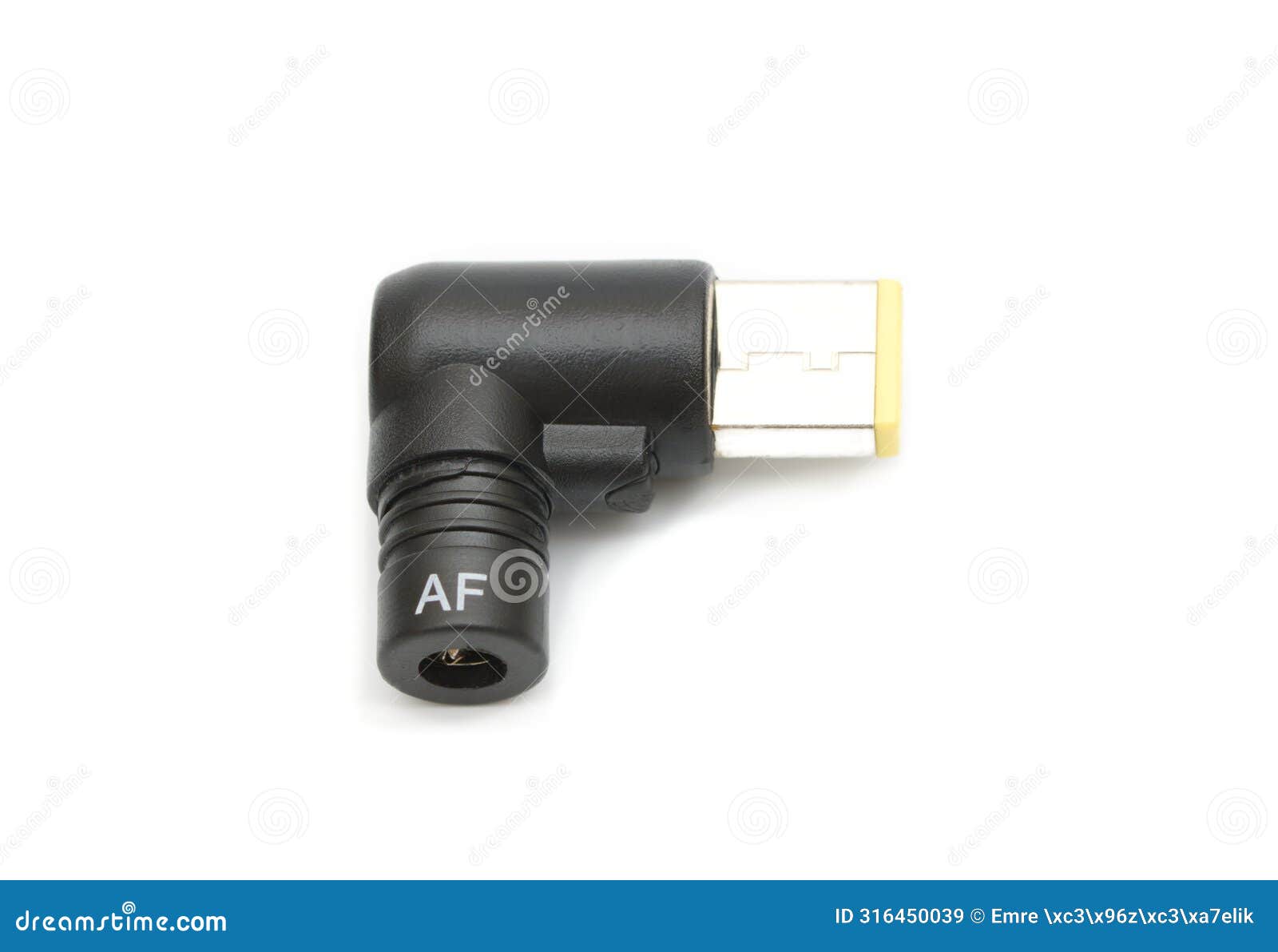 DC Power Supply Connector for Low Current Devices. Power Plug of Router ...