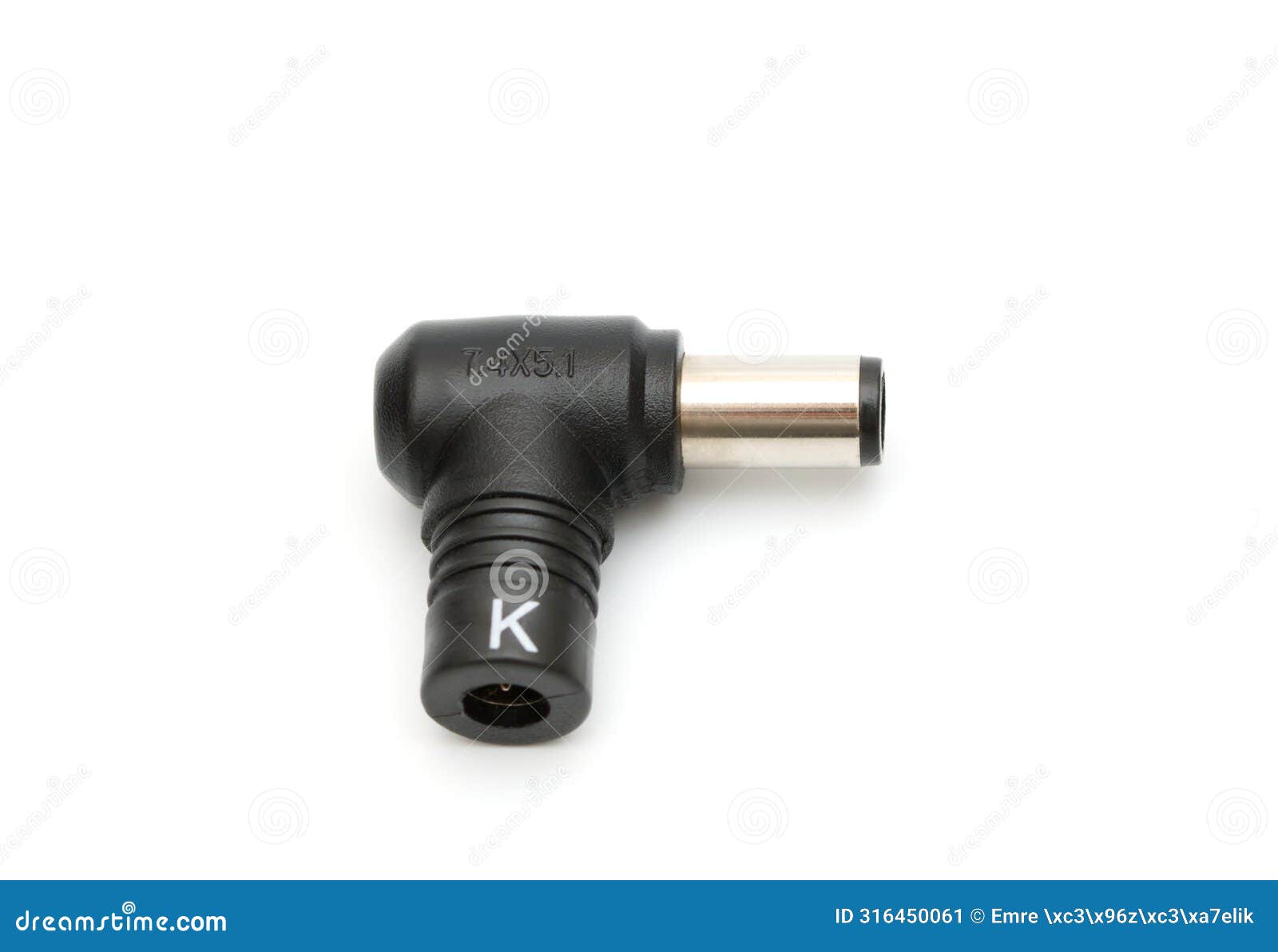 DC Power Supply Connector for Low Current Devices. Power Plug of Router ...