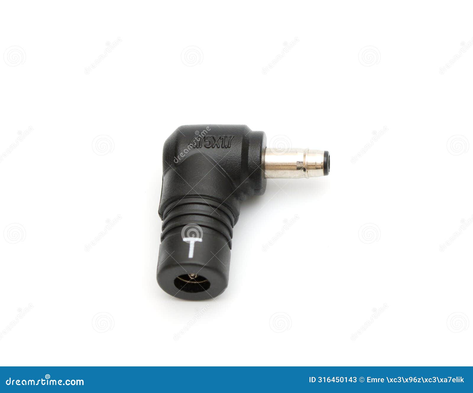 DC Power Supply Connector for Low Current Devices. Power Plug of Router ...