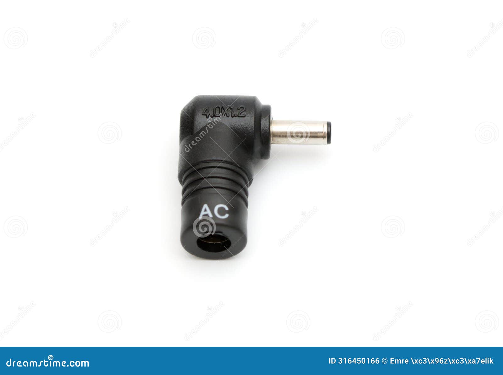DC Power Supply Connector for Low Current Devices. Power Plug of Router ...