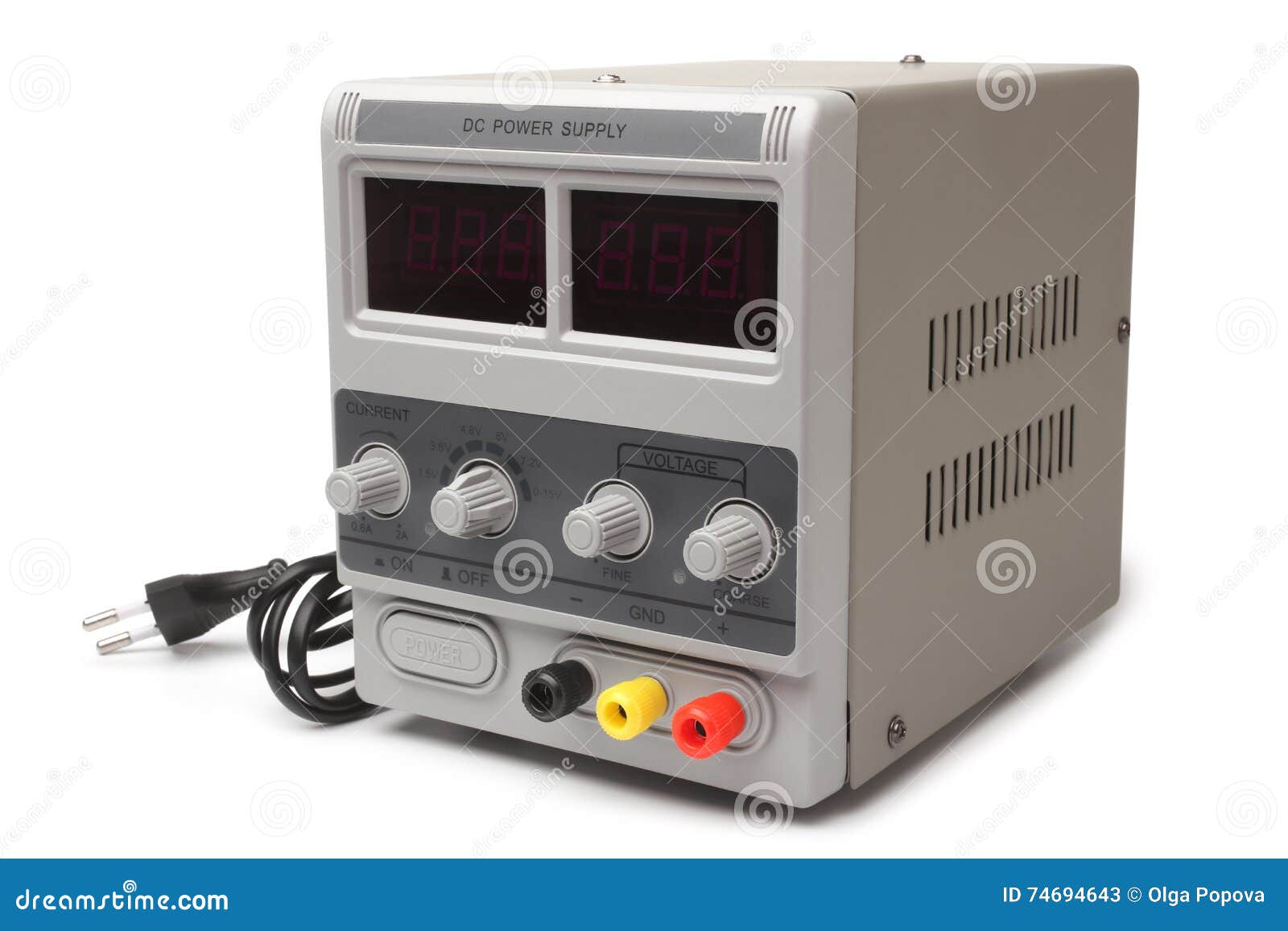 DC Power Supply stock image. Image of electronic, engineering - 74694643