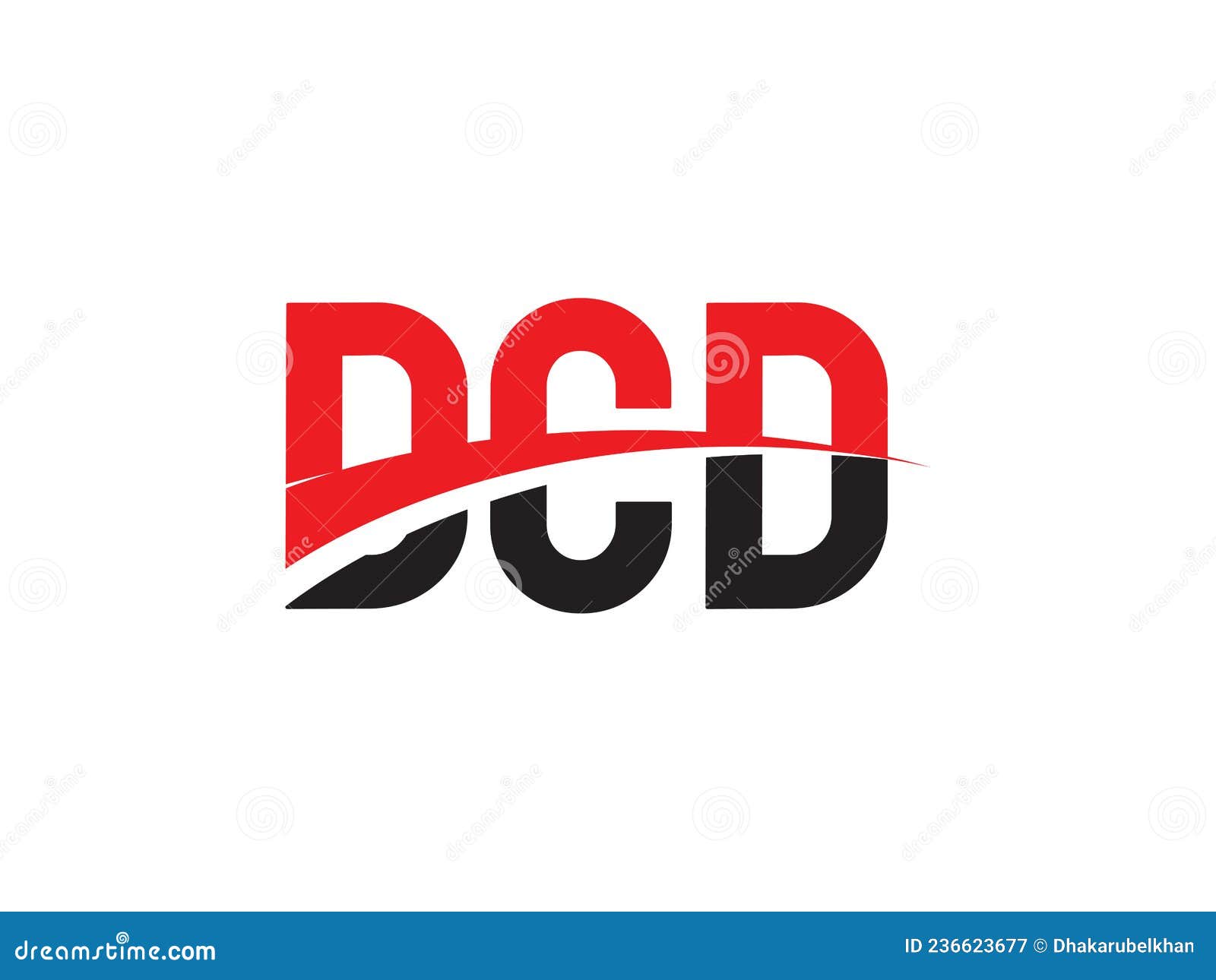 DCD Letter Initial Logo Design Vector Illustration Stock Vector ...