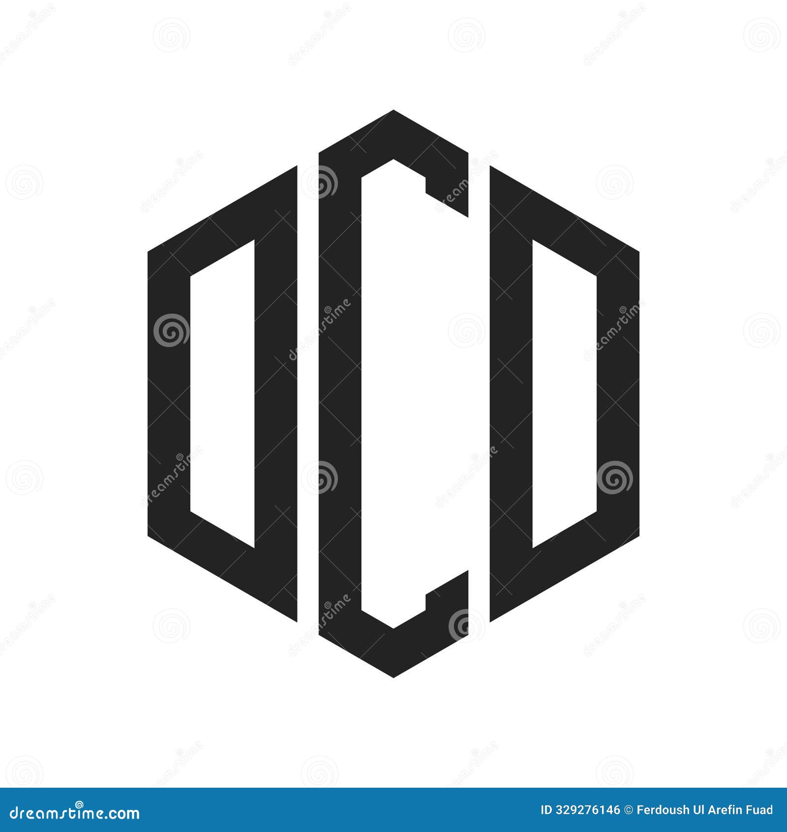DCD Logo Design. Initial Letter DCD Monogram Logo Using Hexagon Shape ...