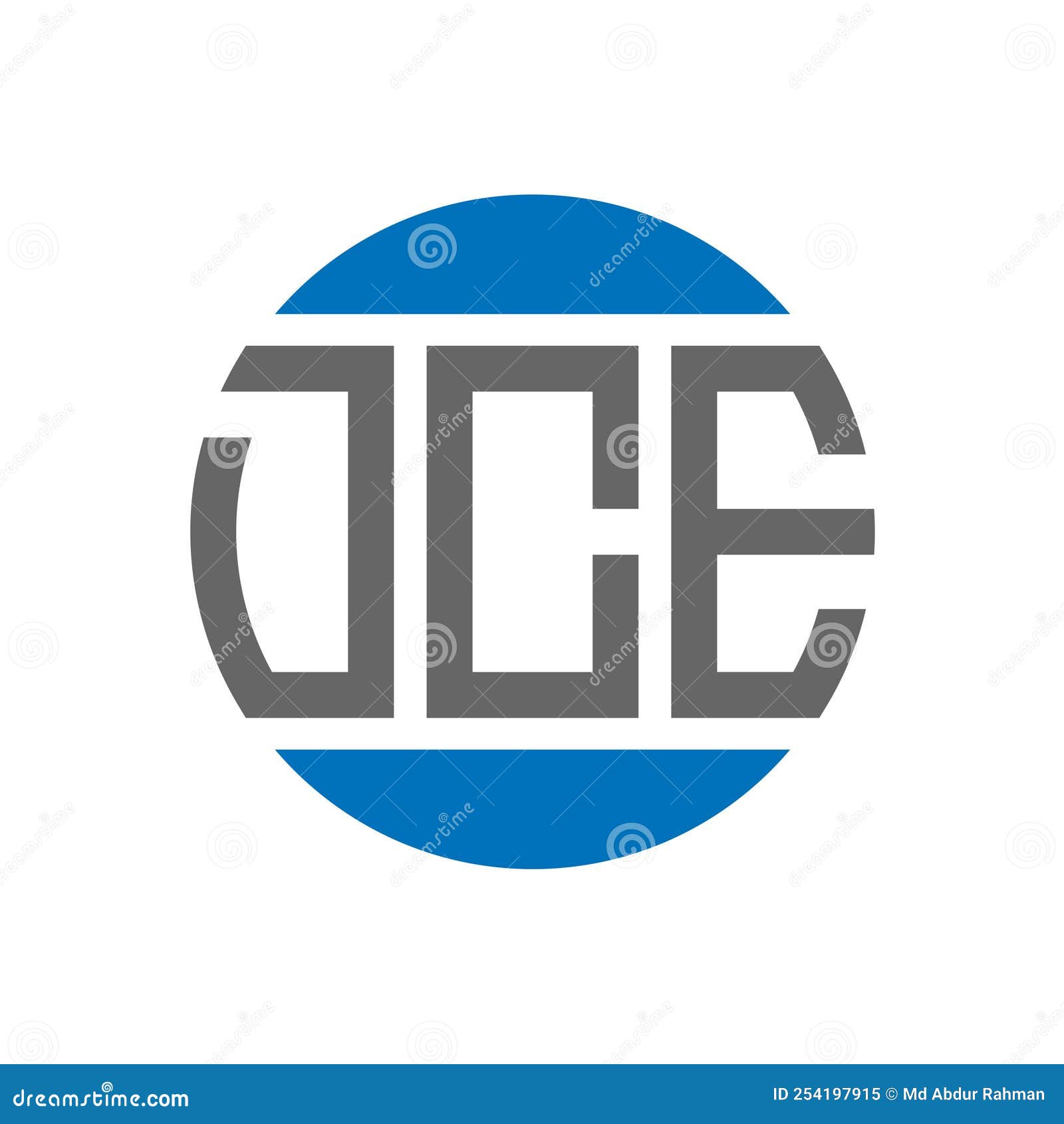 DCE Letter Logo Design on White Background. DCE Creative Initials ...