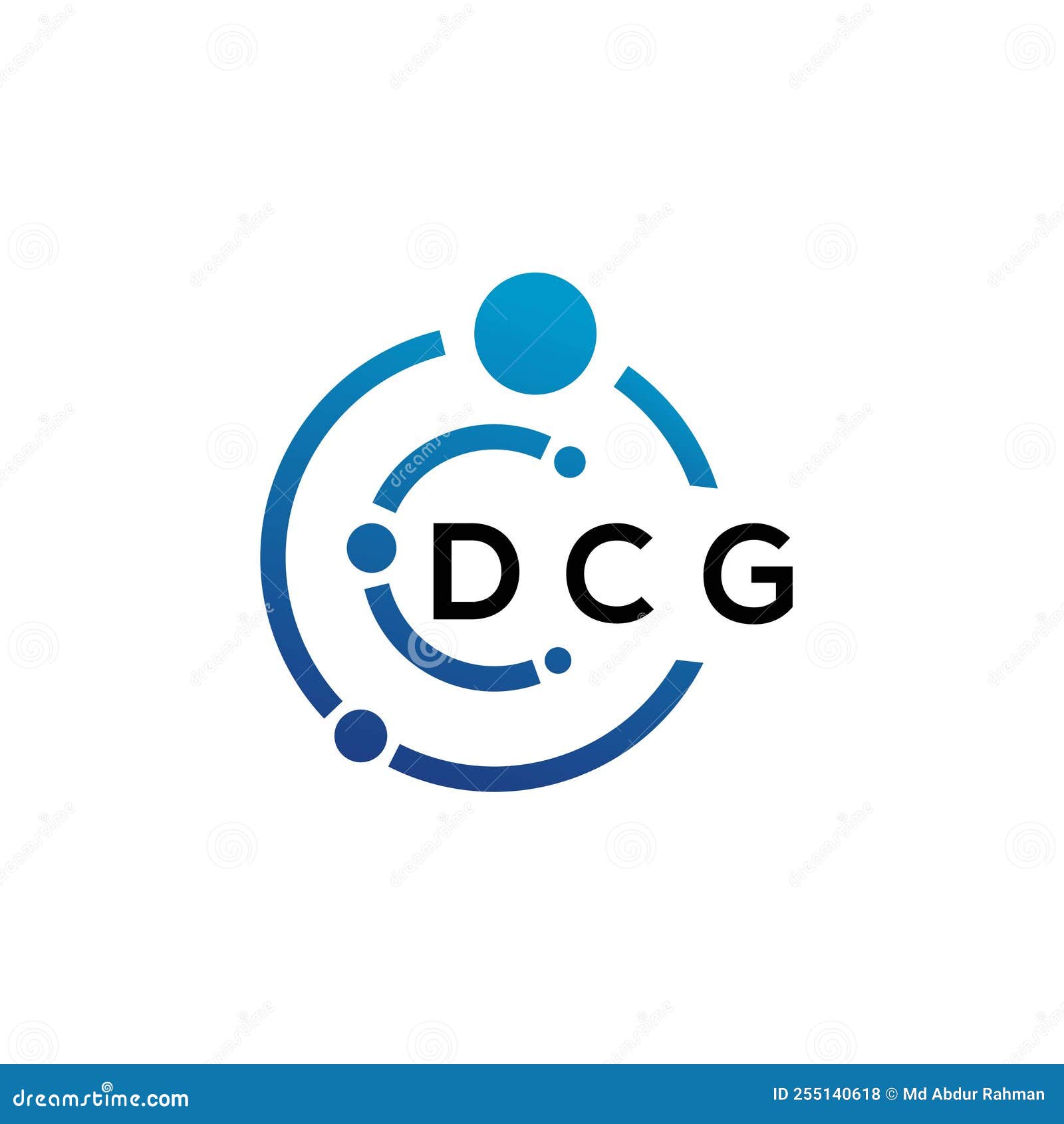 DCG Letter Logo Design on White Background. DCG Creative Initials ...
