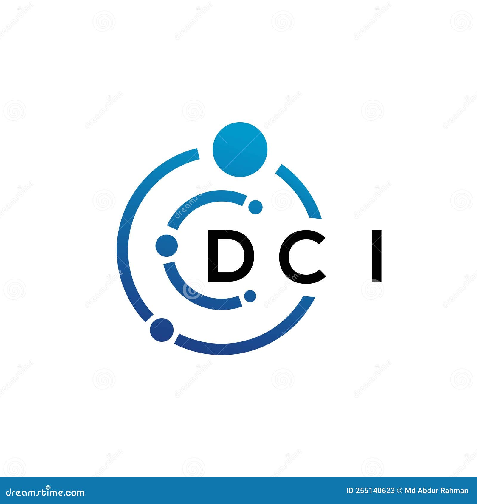 DCI Letter Logo Design on White Background. DCI Creative Initials ...