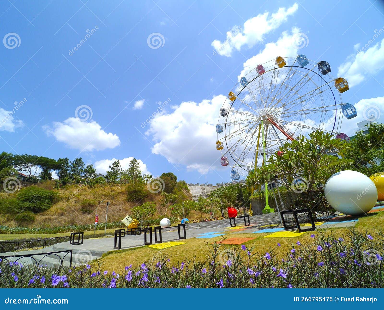 Ferris Wheel Exposed in Park Editorial Image - Image of leisure ...