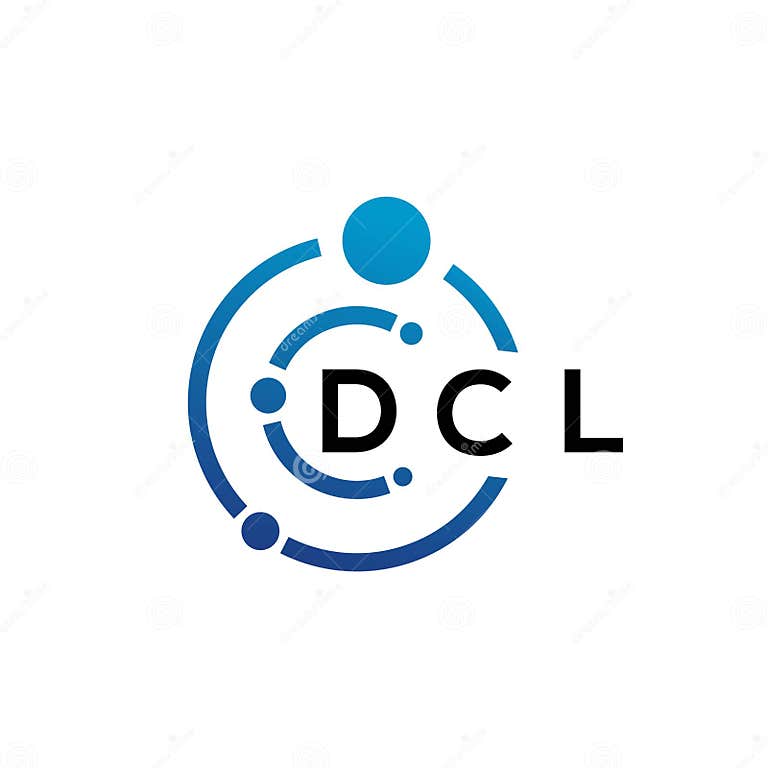 DCL Letter Logo Design on White Background. DCL Creative Initials ...