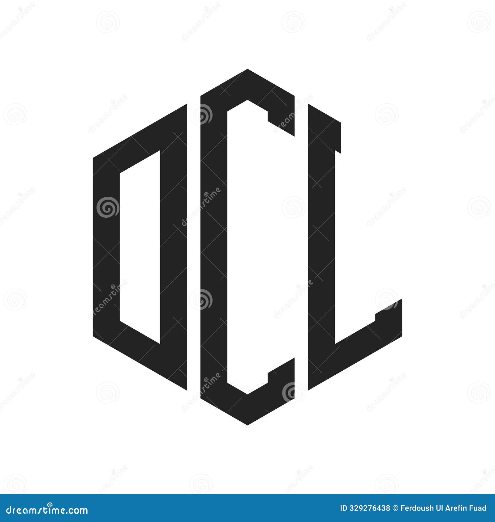 DCL Logo Design. Initial Letter DCL Monogram Logo Using Hexagon Shape ...