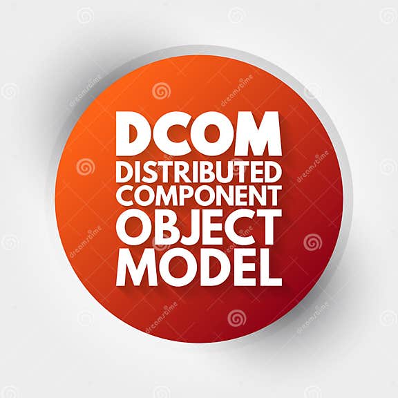 DCOM - Distributed Component Object Model Acronym, Technology Concept ...