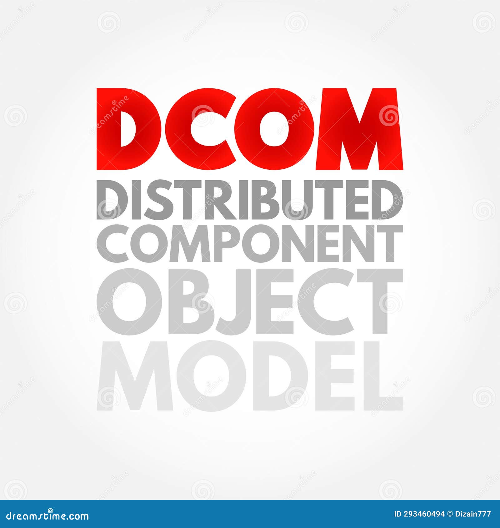 Dcom Distributed Component Object Model Is Technology For Communication Between Software