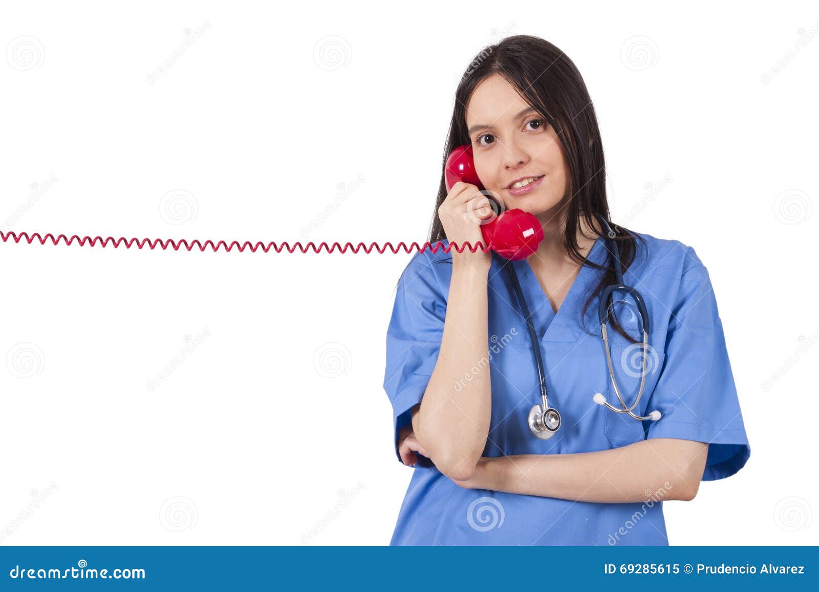 Dcotor phone stock image. Image of hospital, phone, happy - 69285615