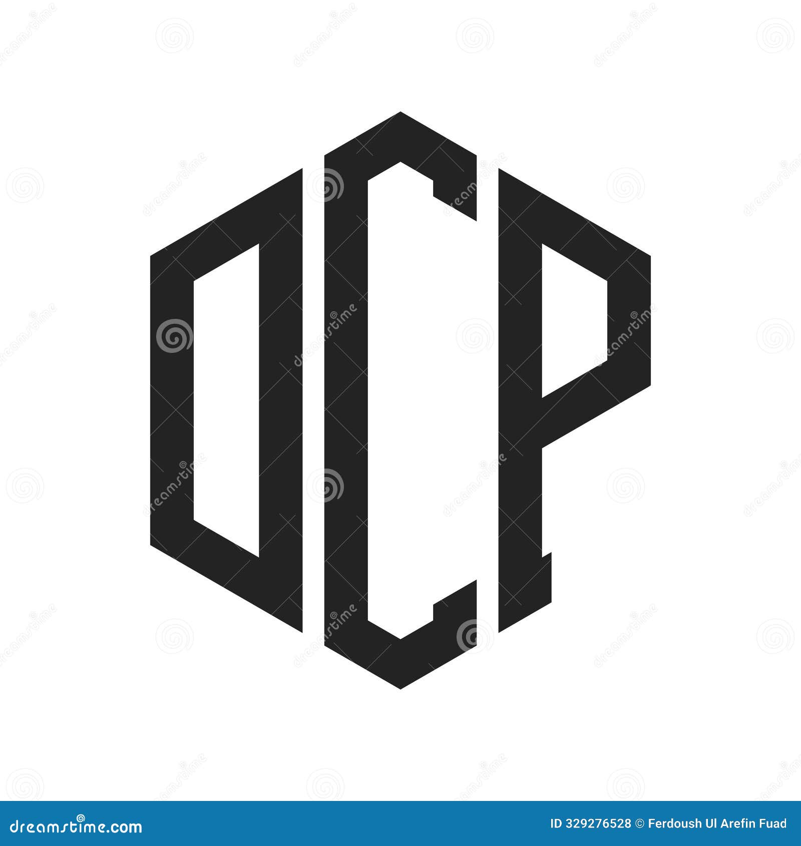 DCP Logo Design. Initial Letter DCP Monogram Logo Using Hexagon Shape ...