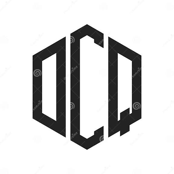 DCQ Logo Design. Initial Letter DCQ Monogram Logo Using Hexagon Shape ...